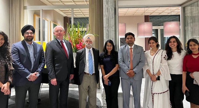 Trade Talk And Reception At Embassy Of Switzerland In New Delhi