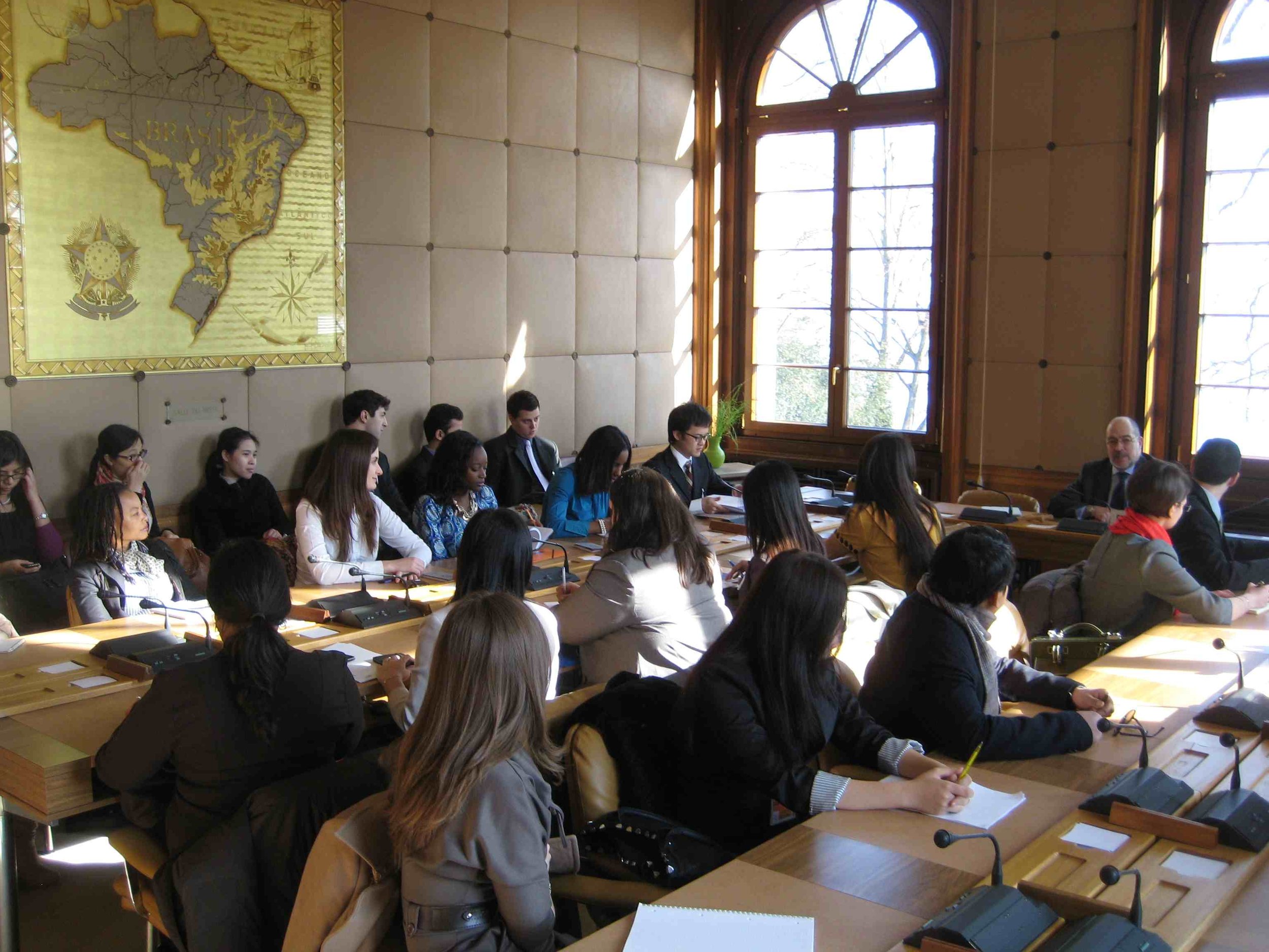 WTI master programme’s traditional visit to Geneva