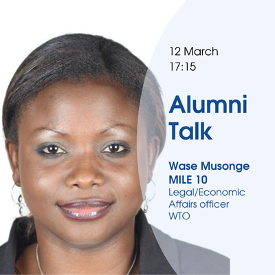 Come join us for alumna Wase Musonge