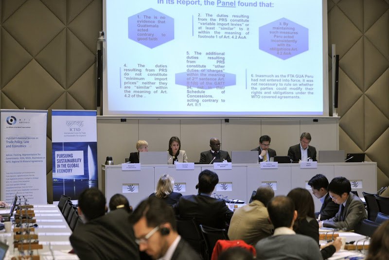 WTI researcher presents on Peru-Agriculture case at WTO