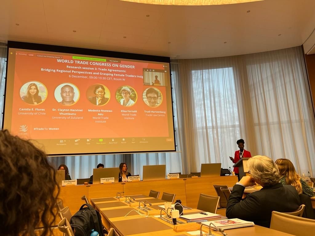 WTI at the first World Trade Congress on Gender