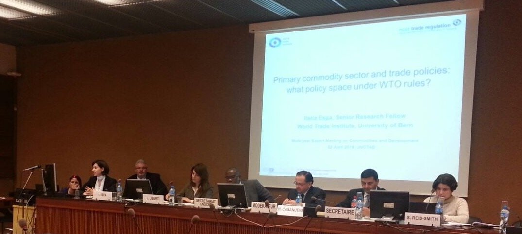 WTI researcher presents at commodities and development meeting in Geneva