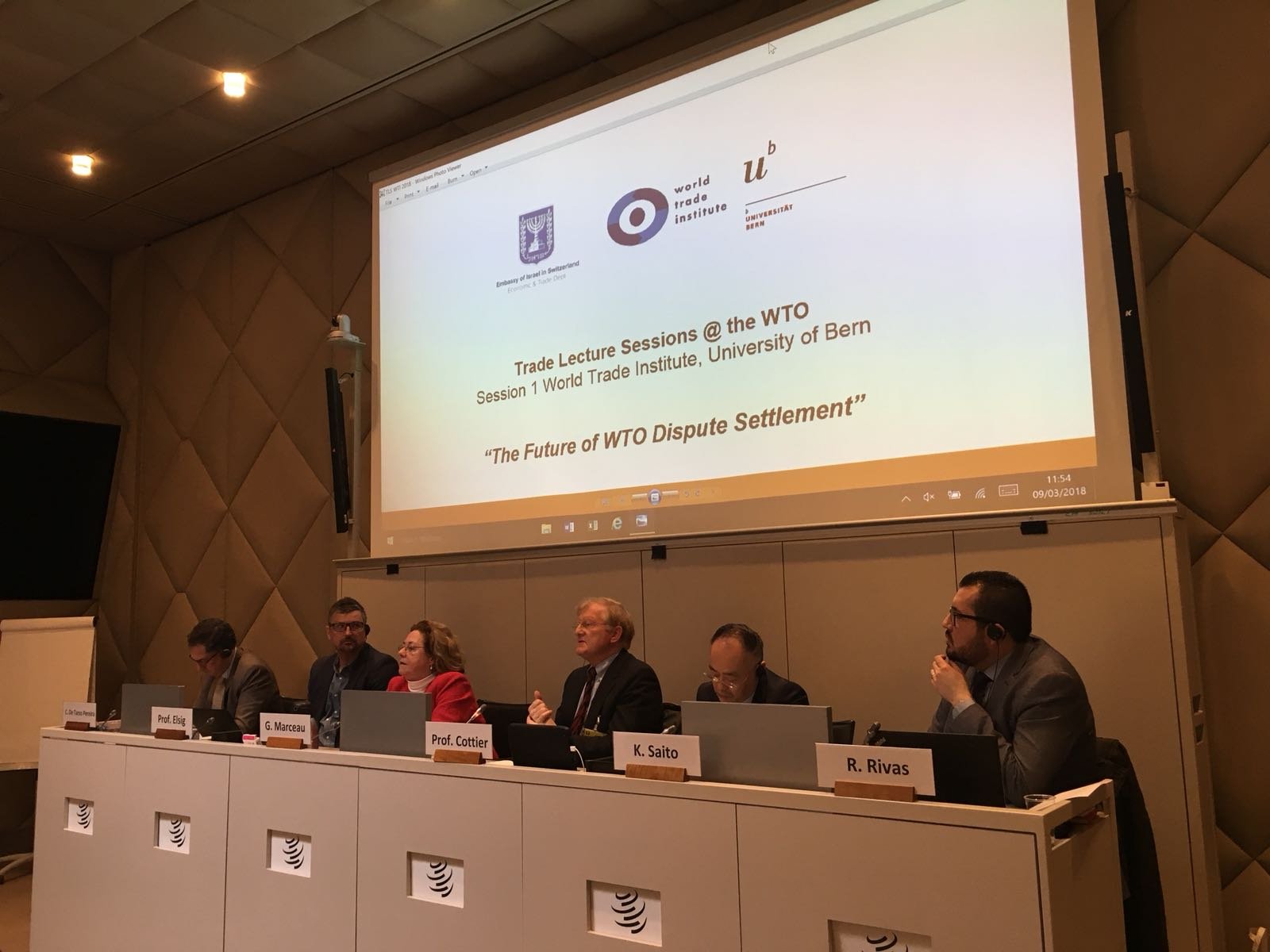 Trade Lecture on WTO dispute settlement held in Geneva